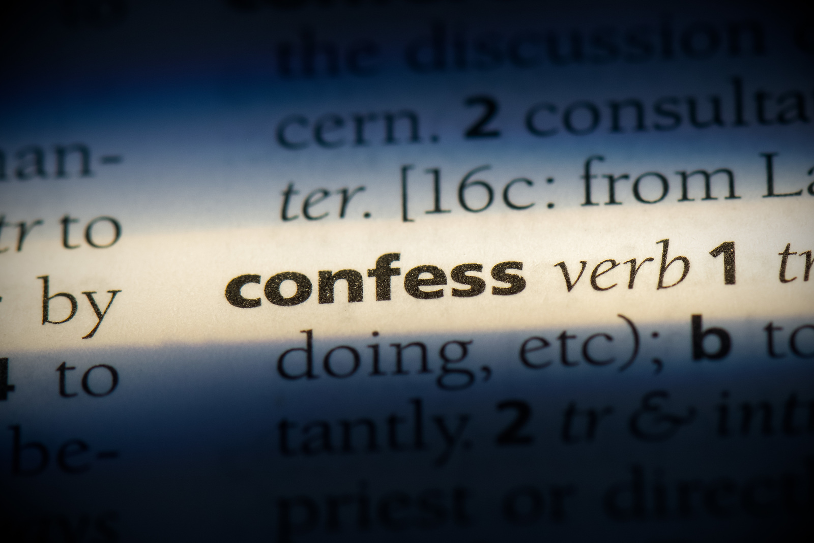 Come, Confess Don’t Cover (Chinese/English) – The Bottom Line, Ministries